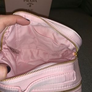 Prada | Bags | New Satin Light Pink Prada La Femme Cosmetic Case | Poshmark